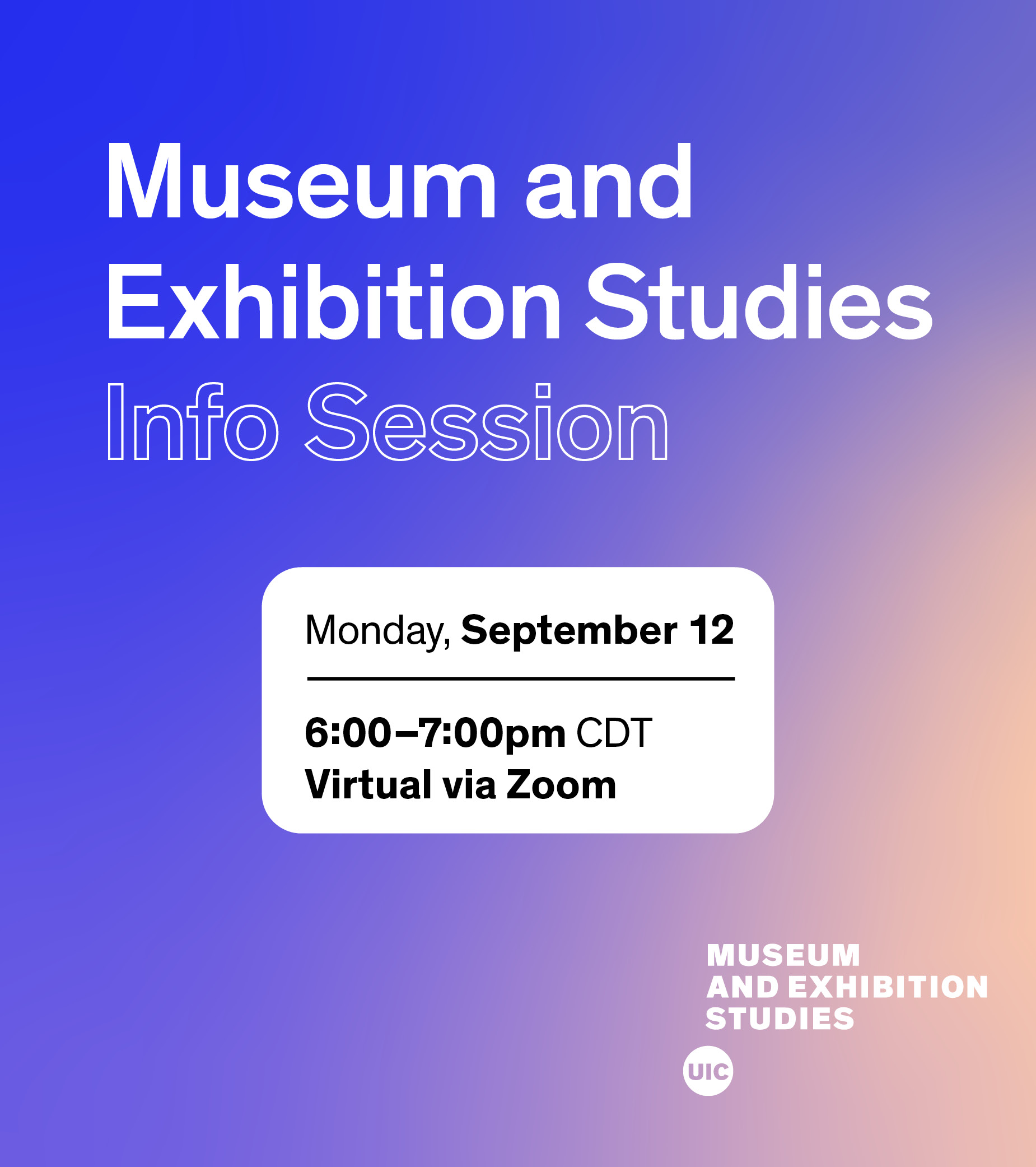 MUSE Info Session - 09/12/2022 | artandarthistory.uic.edu